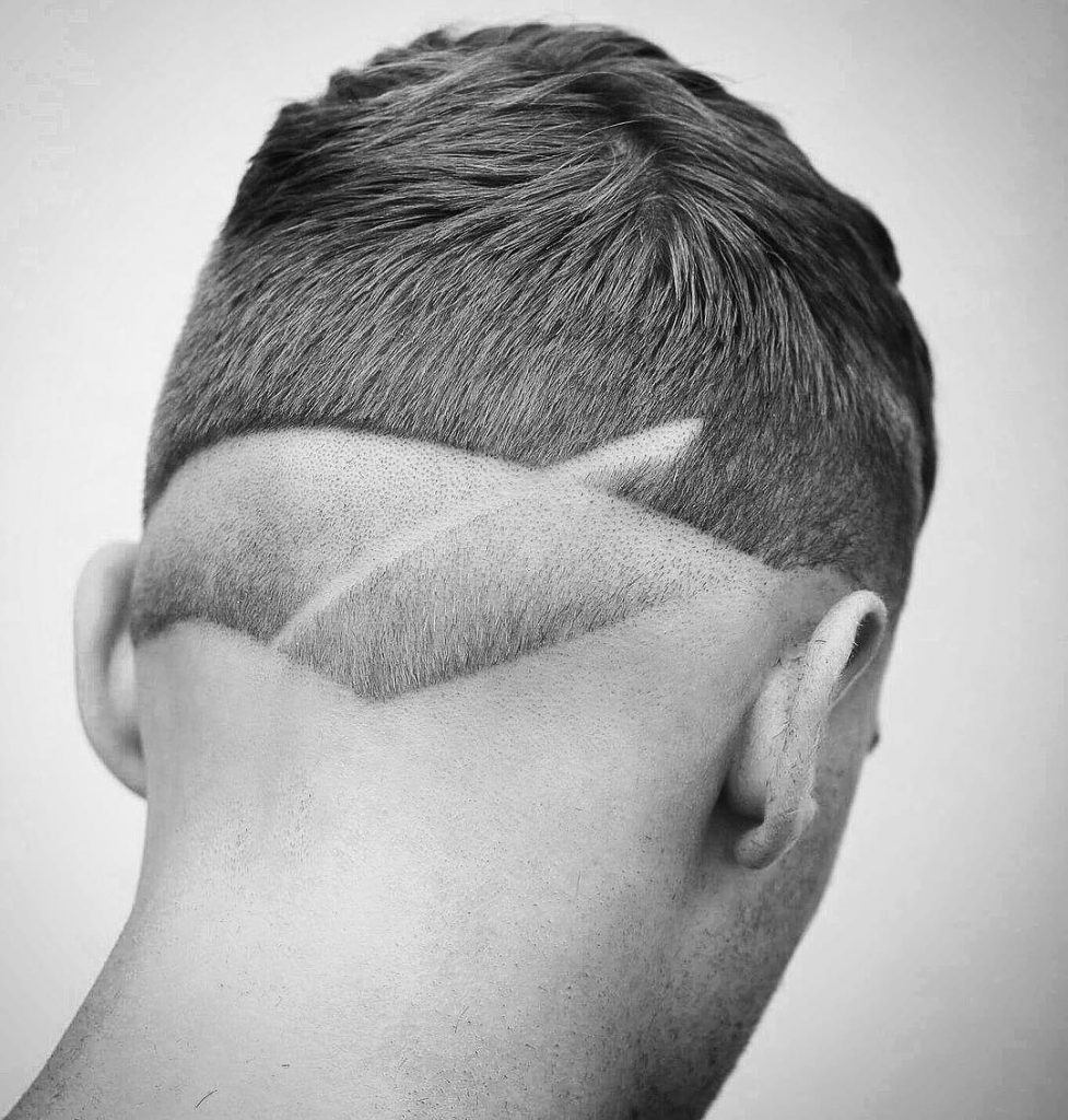 Latest 2018 Popular Neckline Hair Design - Men's Hairstyles & Haircuts 2019